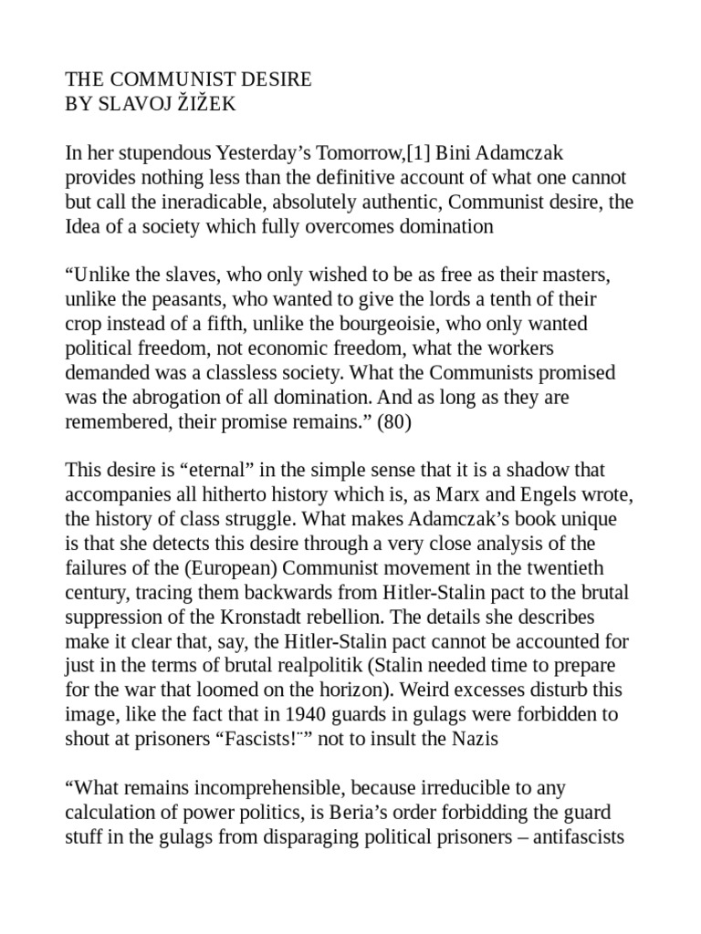 The Communist Desire | Download Free PDF | Communism | Vladimir Lenin
