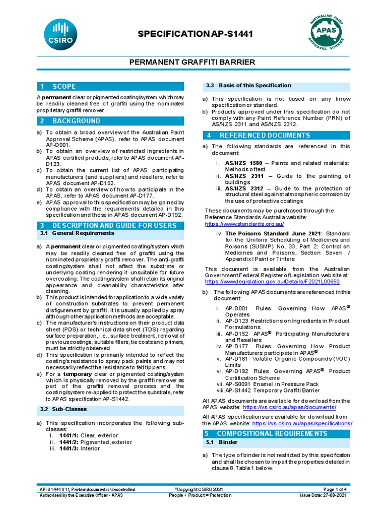Apas Ap-S1441 | PDF | Coating | Paint