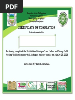 Annex H Updated Barangay Assembly Tarpaulin Template | PDF