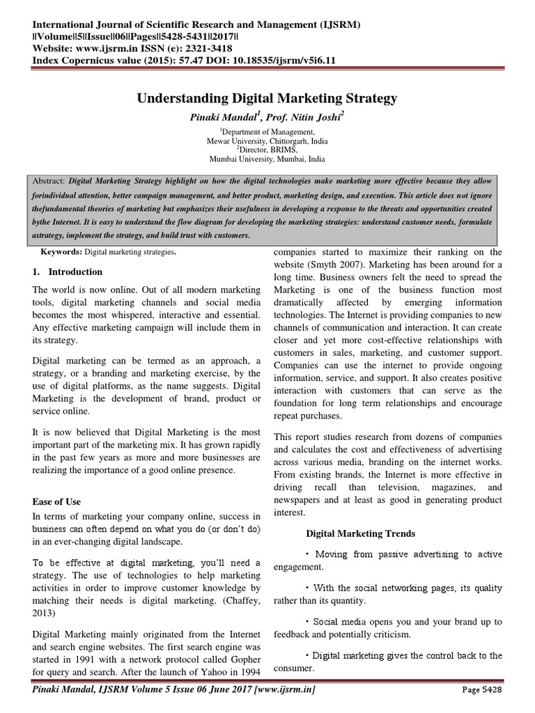 Understanding Digital Marketing Strategy | PDF | Digital Marketing ...