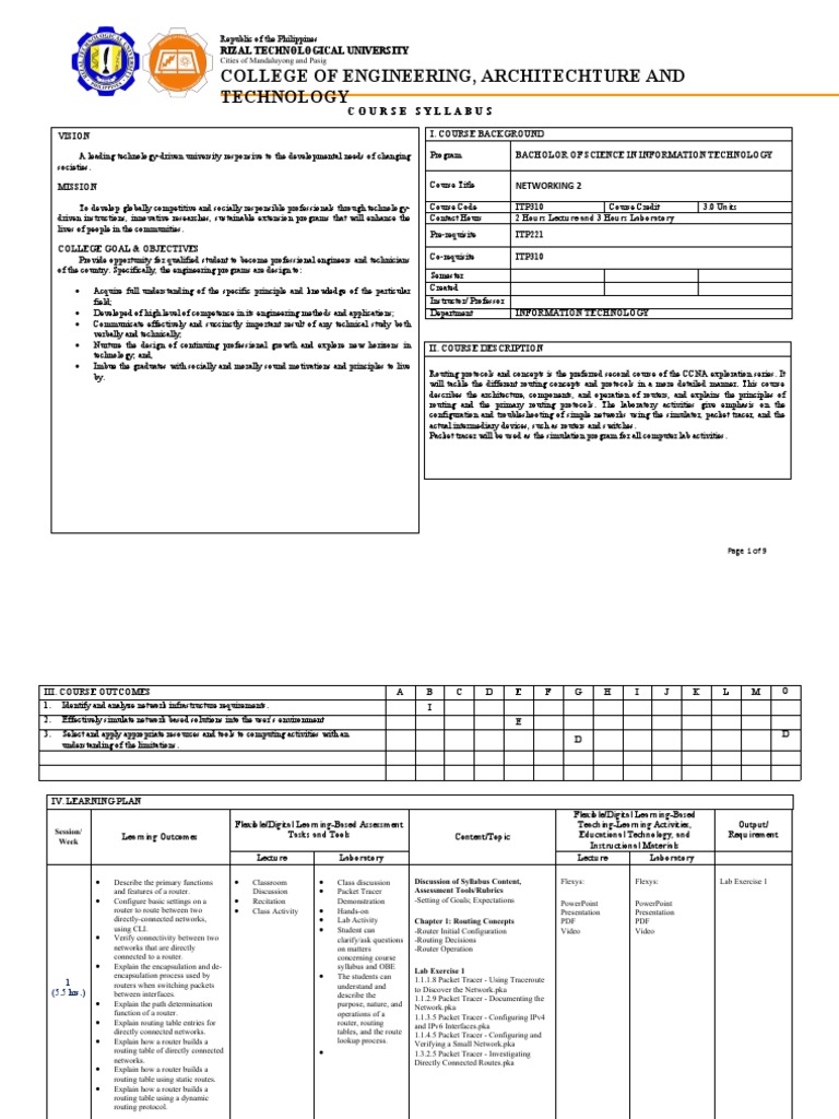 ITP310 Networking 2 | PDF | Routing | I Pv6