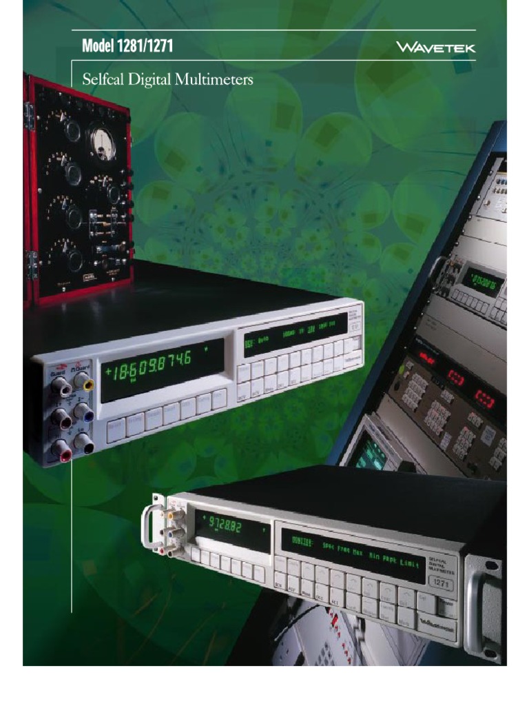 Wavetek 1271 Specifications | PDF