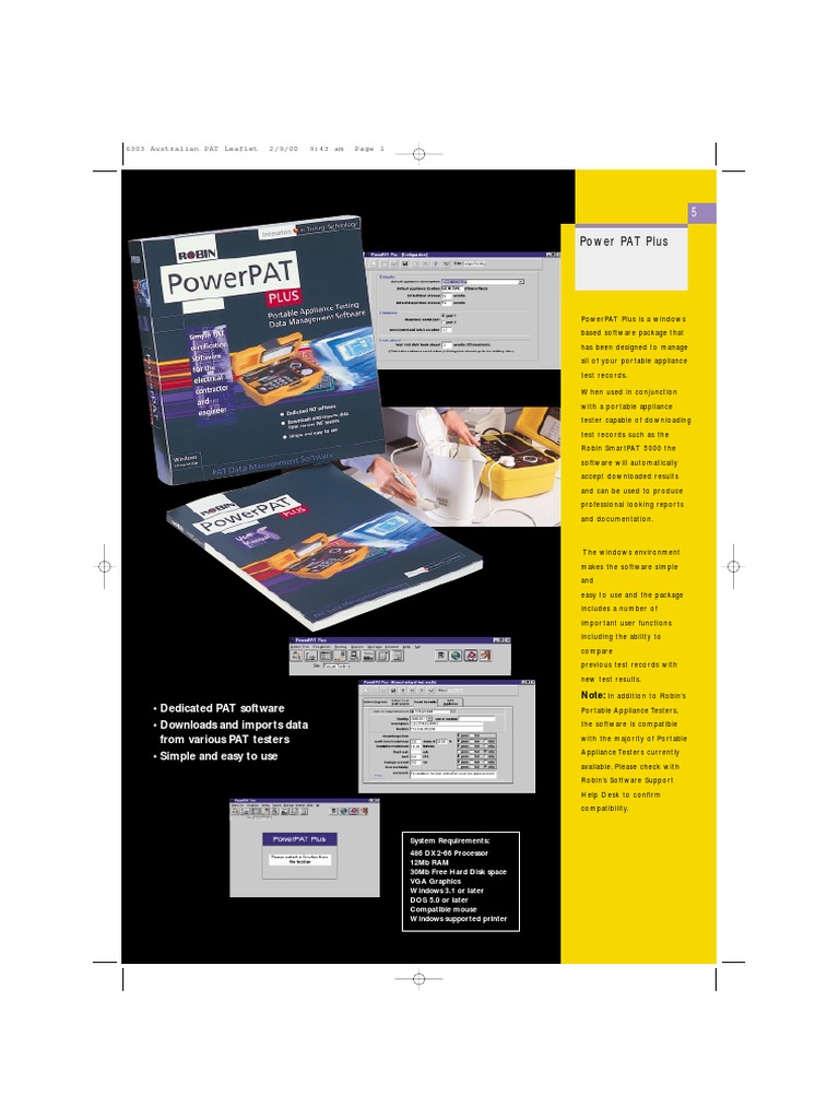 Robin PAT Specifications | PDF
