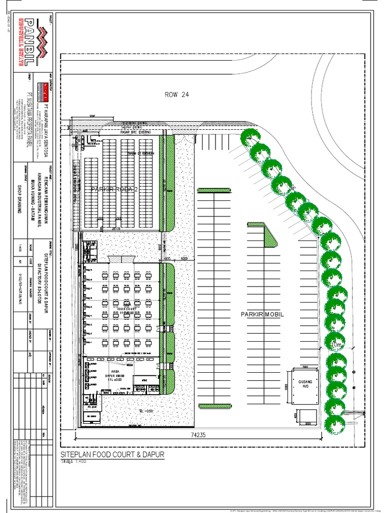 Denah Food Court & Dapur | PDF