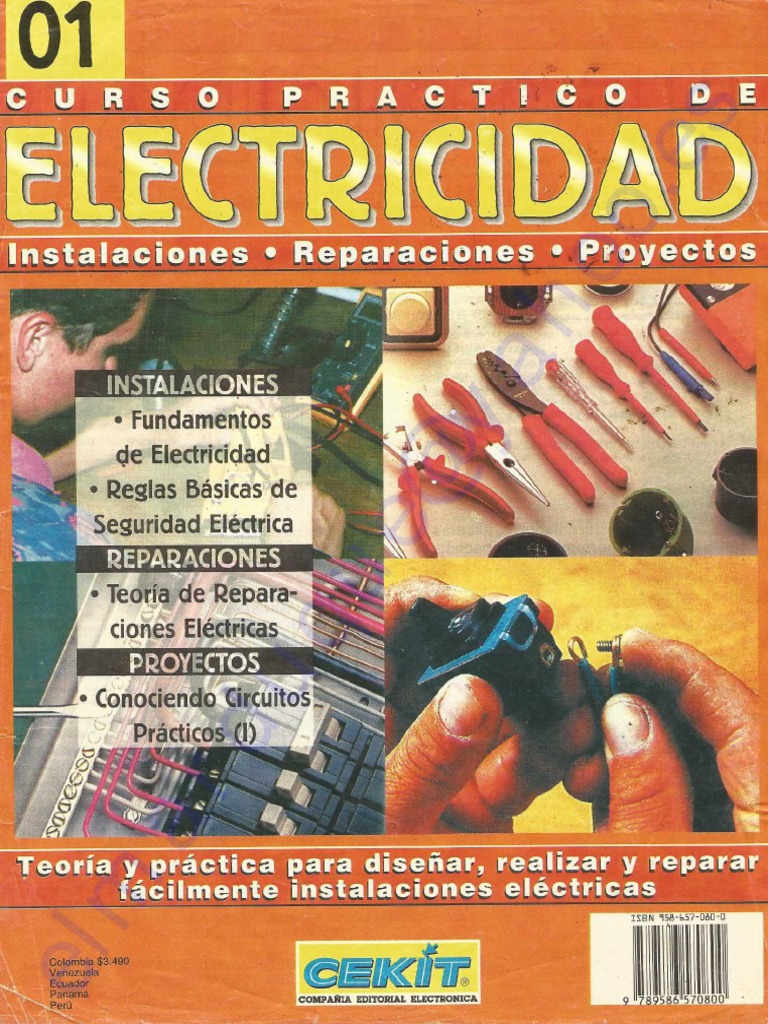 Curso Practico de Electricidad Basica Vol. 01 de 03 - Instalaciones - CEKIT | PDF