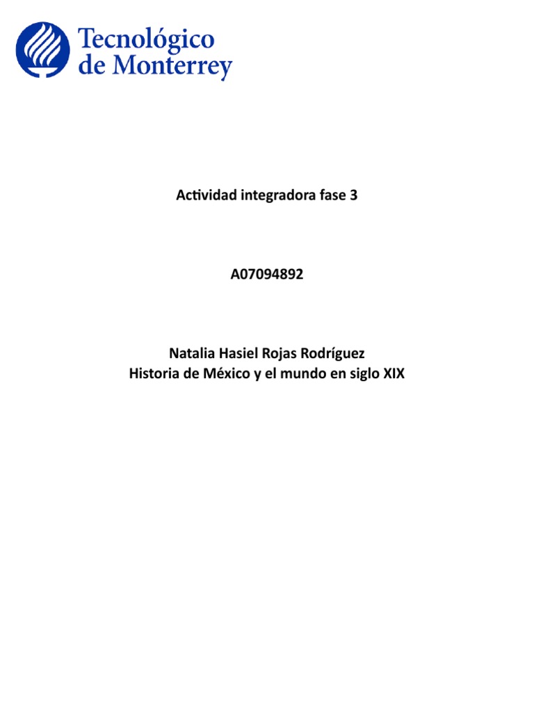 Actividad Integradora Fase2 | PDF Actividad Integradora Fase2 | PDF