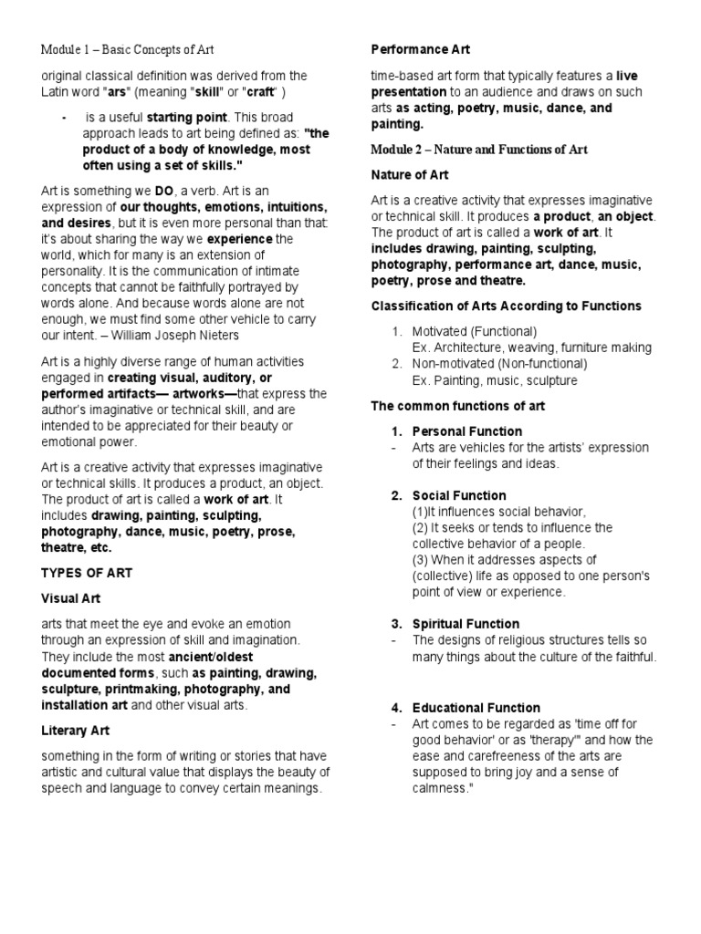 Art 002 p1 | PDF | Composition (Visual Arts) | The Arts