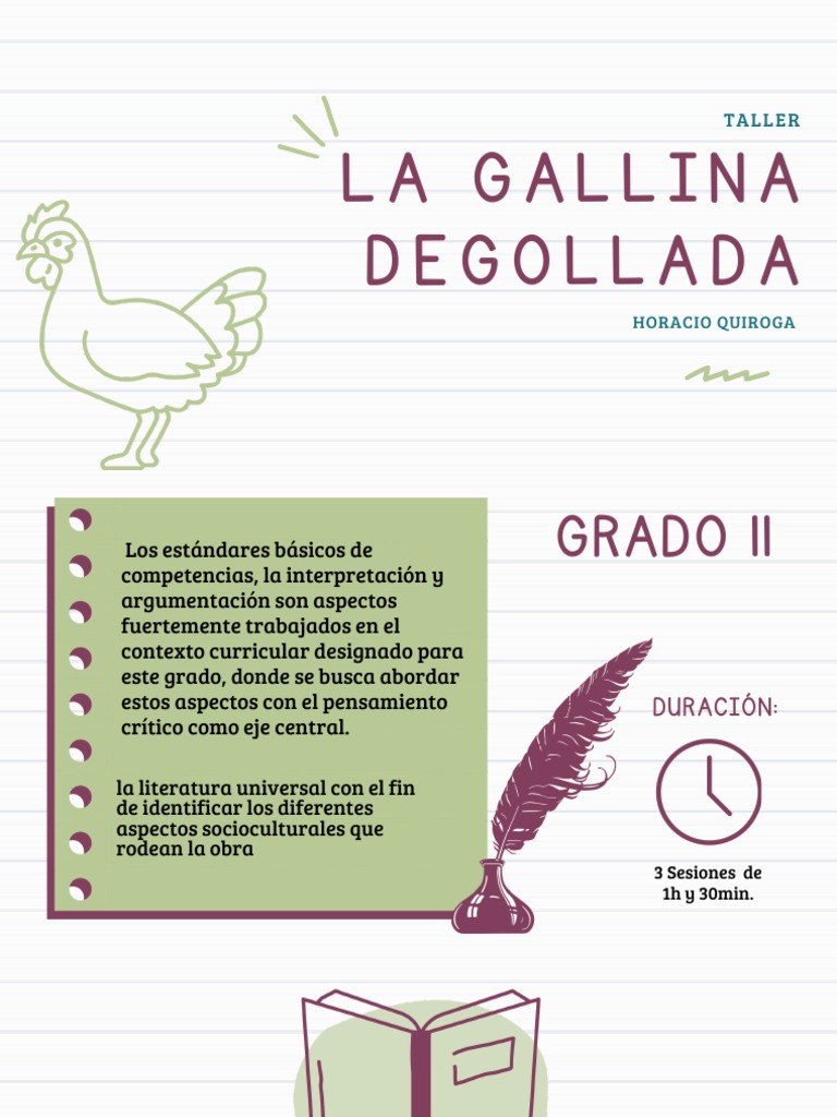 La Gallina Degollada - Taller | PDF | Sicología | Cognición