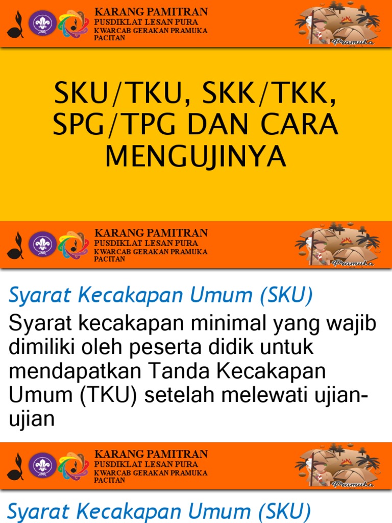 Sku - SKK - SPG | PDF