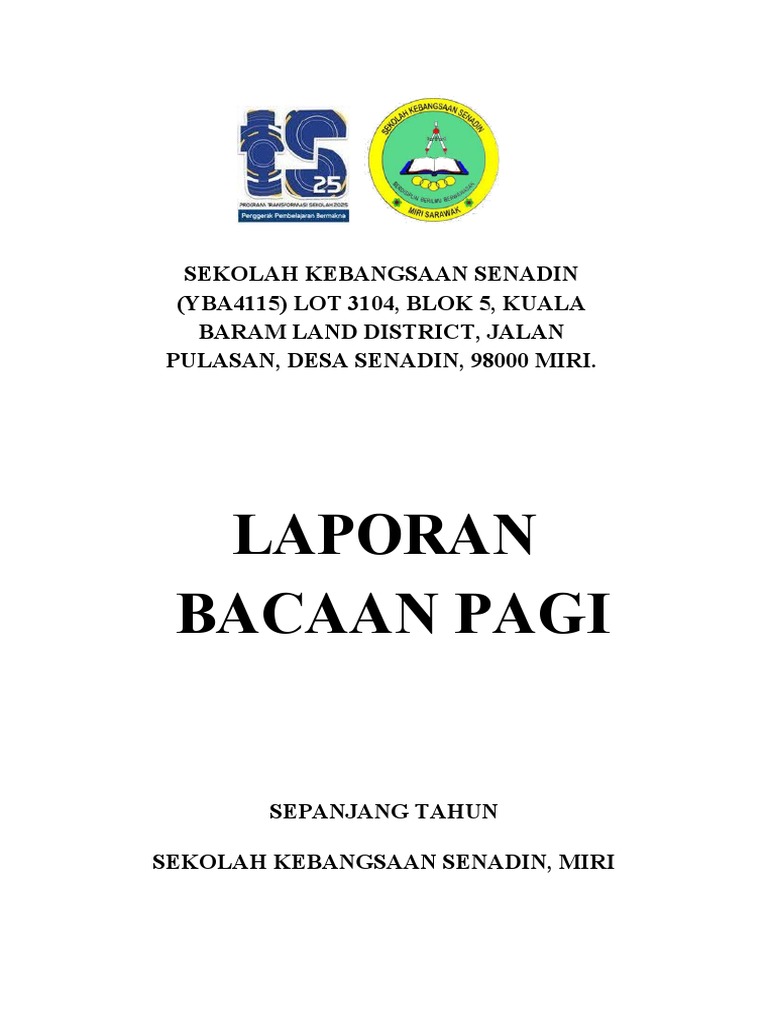 Laporan Program Bacaan Pagi | PDF
