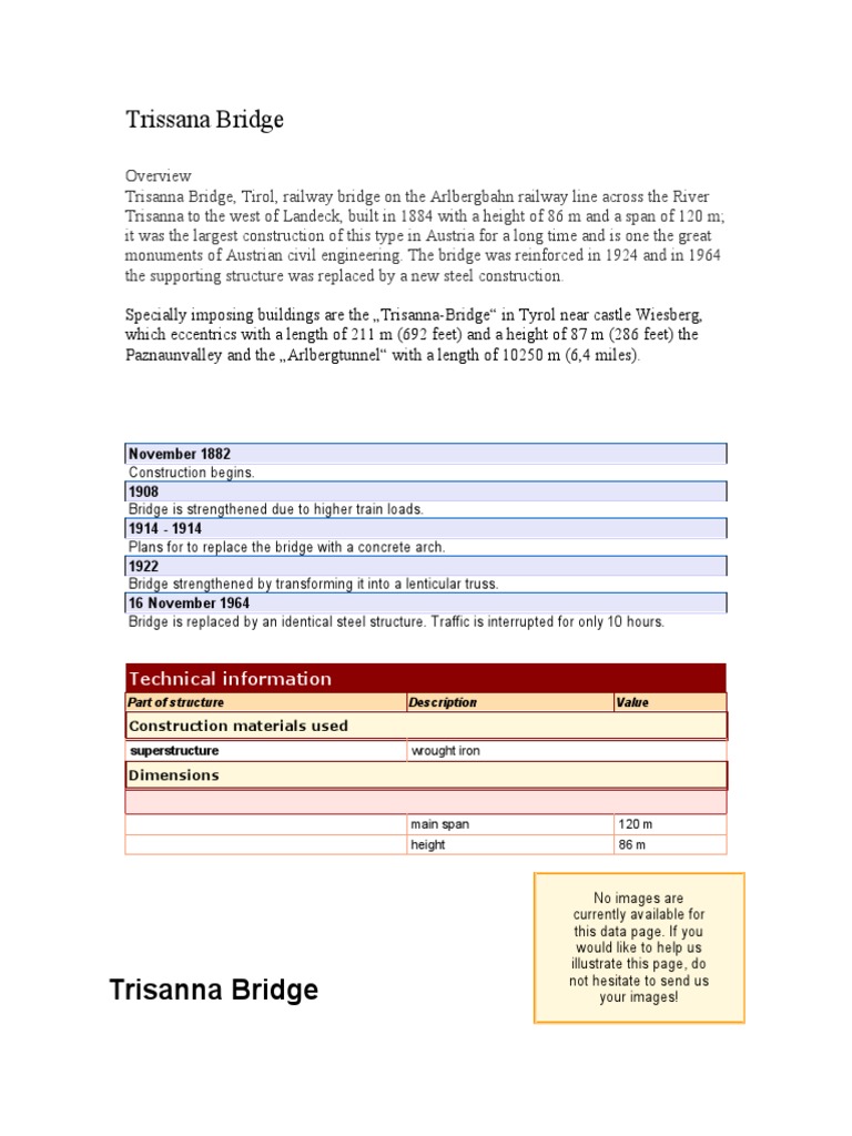 Trissana Bridge | Download Free PDF | Bridge | Structural Engineering