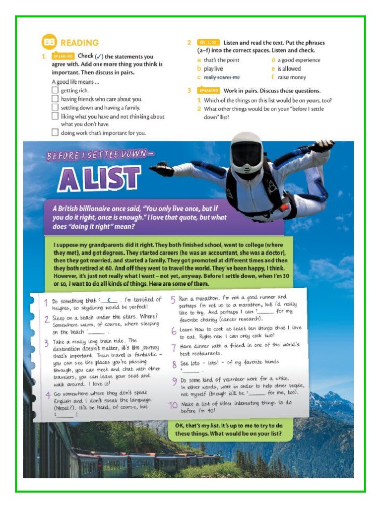 Article - Before I Settle Down | PDF