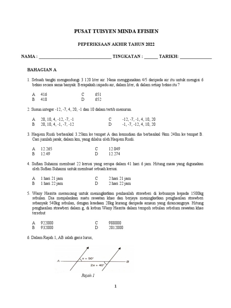 Trial Pt3 2019 Maths 1 Pdf