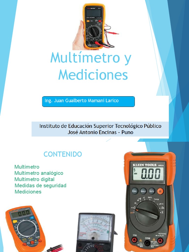 Sesion 07 Multimetro y Mediciones | PDF