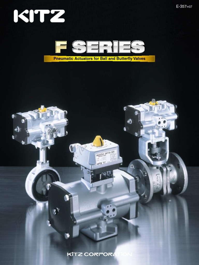 KITZ F Series Pneumatic Actuator E-357-07 | PDF | Valve | Machines