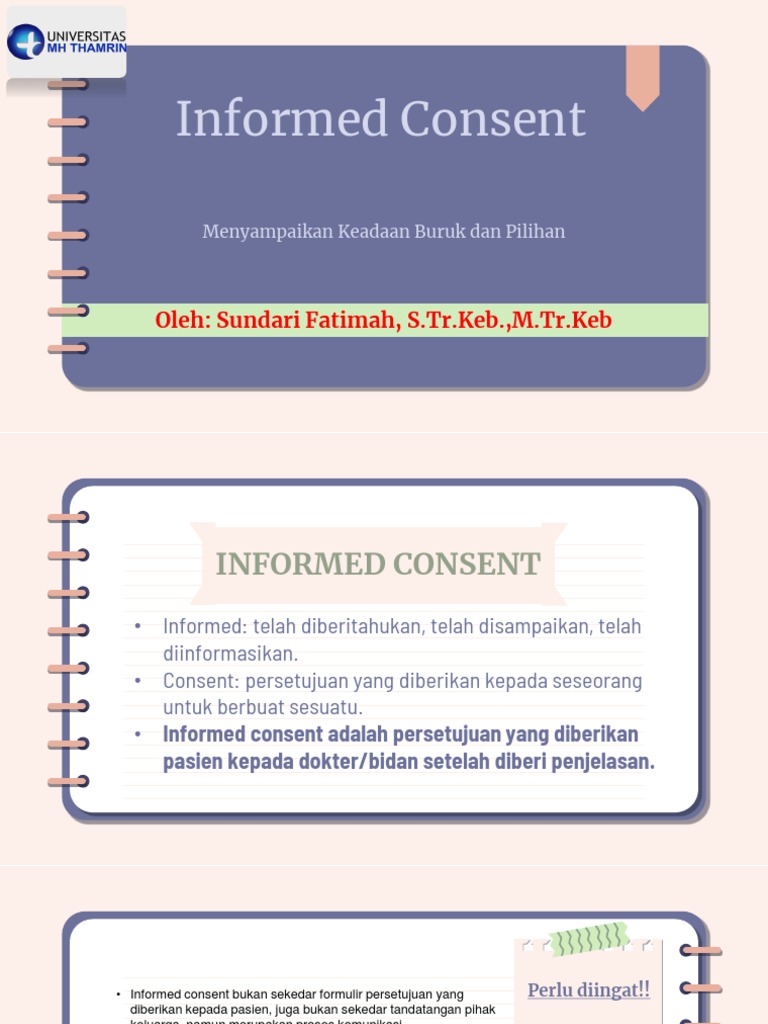 Materi - 11 Menyampaikan Keadaan Buruk Pilihan Informed Consent | PDF