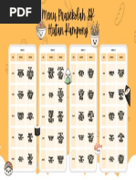 Cadangan Menu Baharu Prasekolah KPM 2024 | PDF