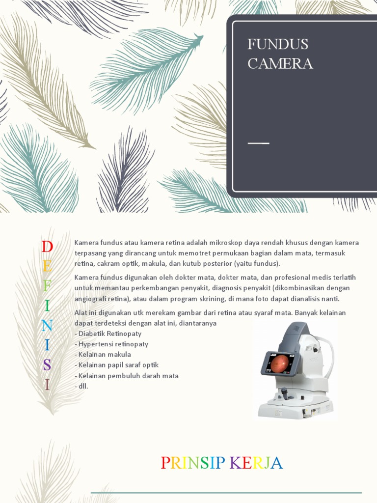 Fundus Camera | PDF | Komputer | Teknologi & Rekayasa