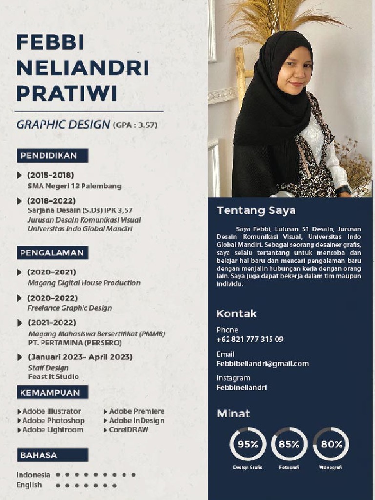 CV FEBBI - Febbi Neliandri Pratiwi | PDF