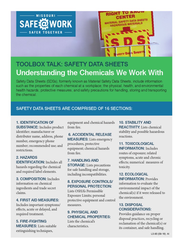 Dokumen - Tips - Toolbox Talk Safety Data Sheets Labormogov Toolbox Talk Safety Data Sheets ...