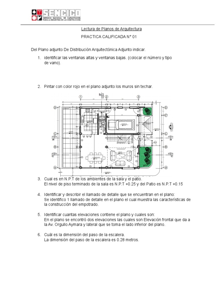Practica Calificada #01 SEncico | PDF