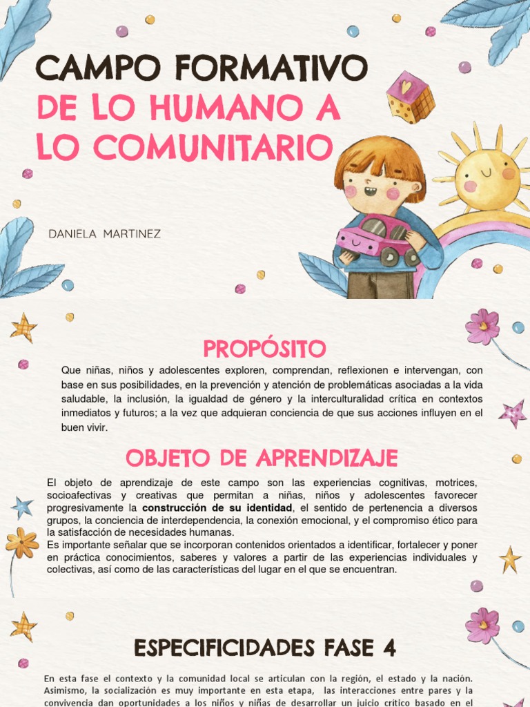 De Lo Humano y Lo Comunitario | PDF | Inclusión (Educación)