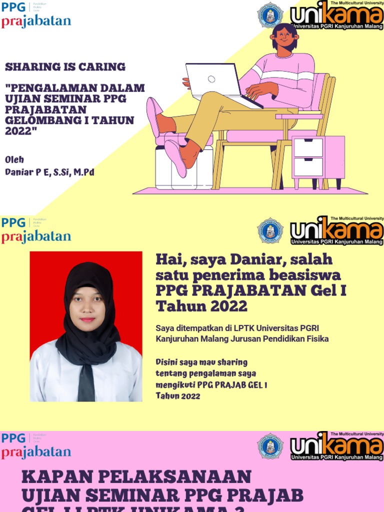 Tips Ujian Seminar PPG Prajabatan 2022 Gelombang 1 | PDF Tips Ujian Seminar PPG Prajabatan 2022 Gelombang 1 | PDF