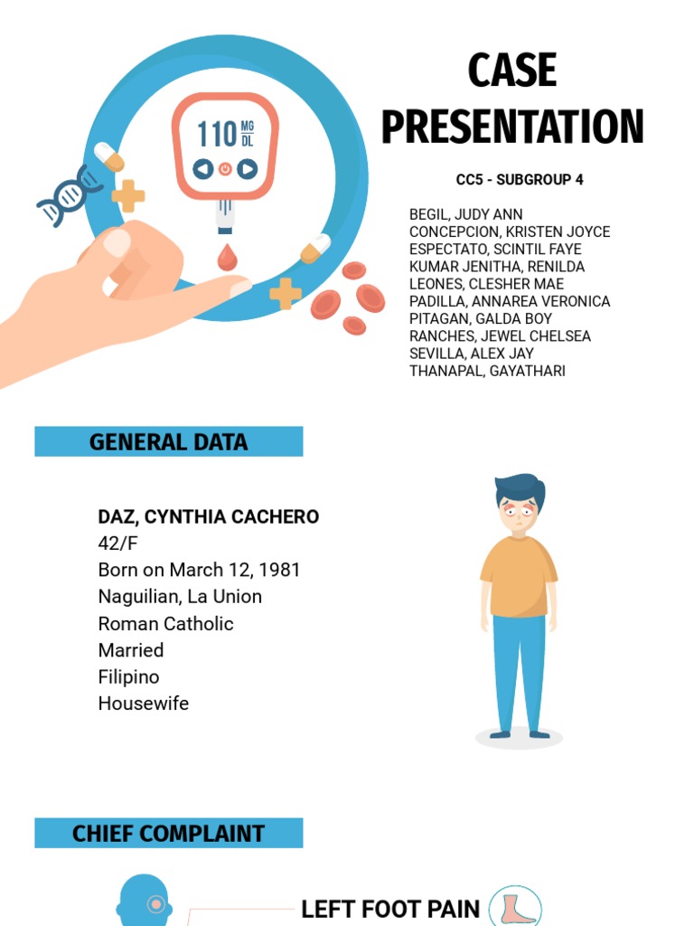 Diabetic Foot Ulcer Case Study | PDF | Diabetes | Epidemiology