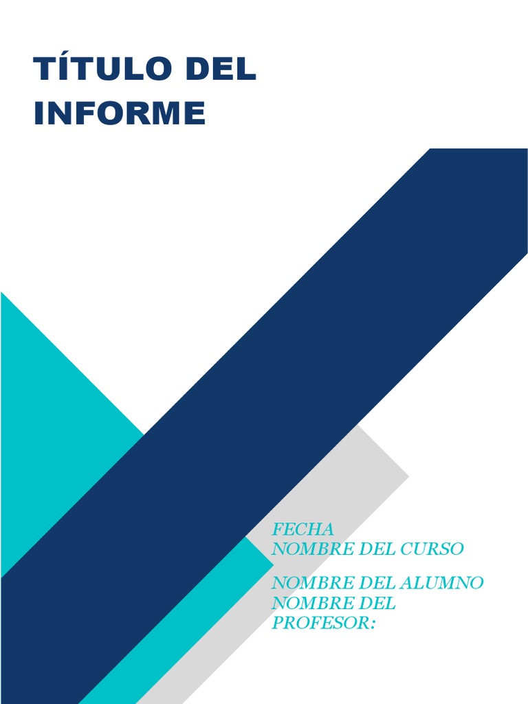 Portada de Word | PDF