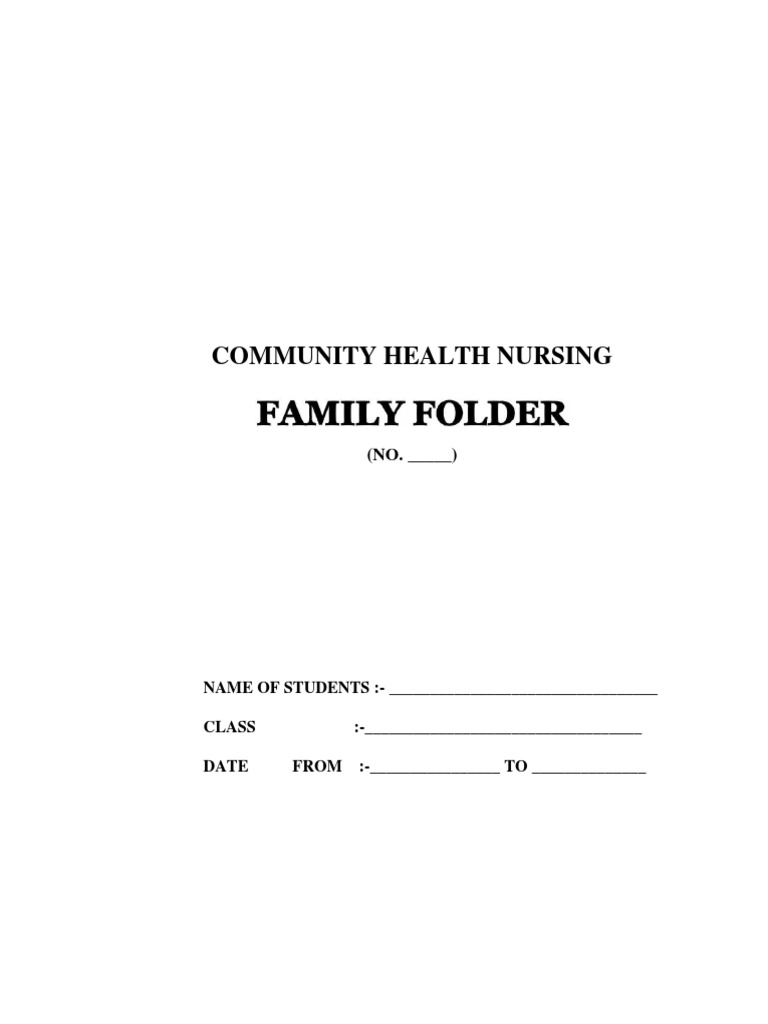 Family Folder | PDF