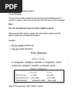 Understanding Types of Concord in Grammar | PDF | Grammatical Number ...