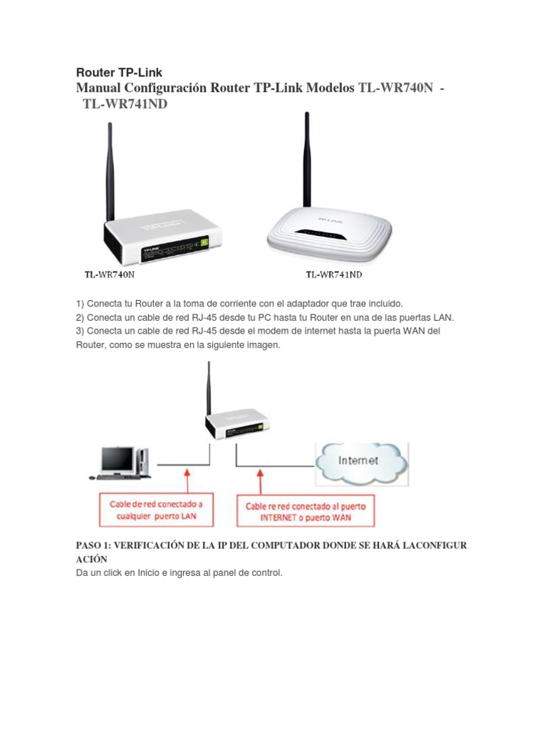 Manual de Como Configurar Un Router | PDF | Computadoras