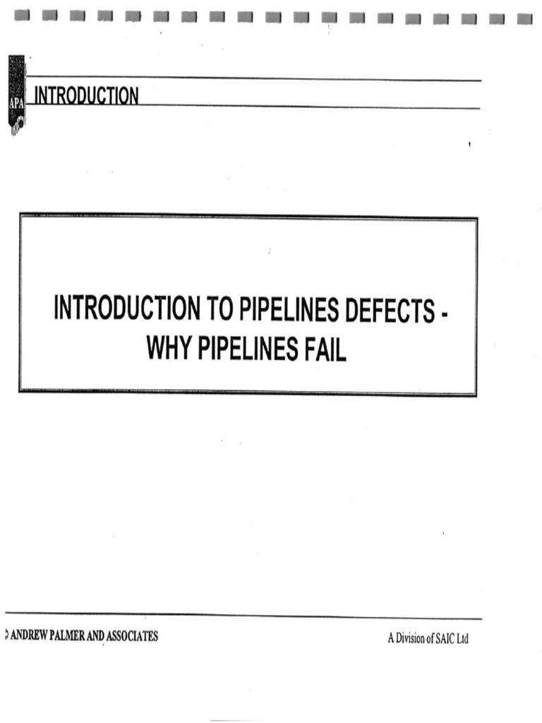 103 Intro Pipeline Defects 01 14 Pdf