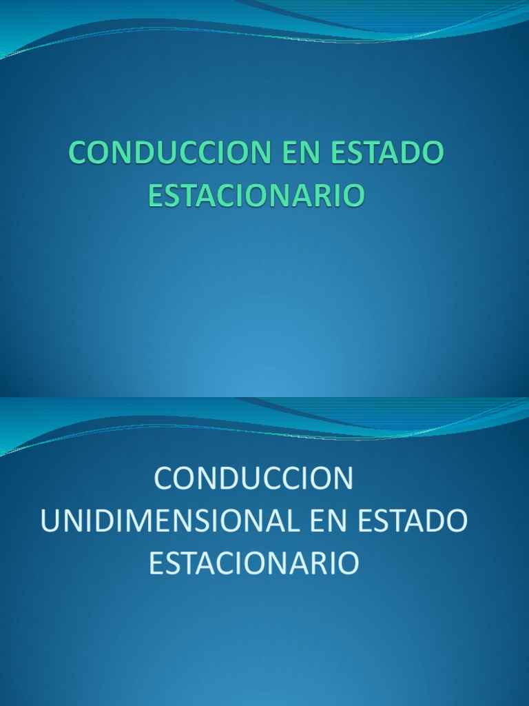 Coduccion Estacionario | PDF