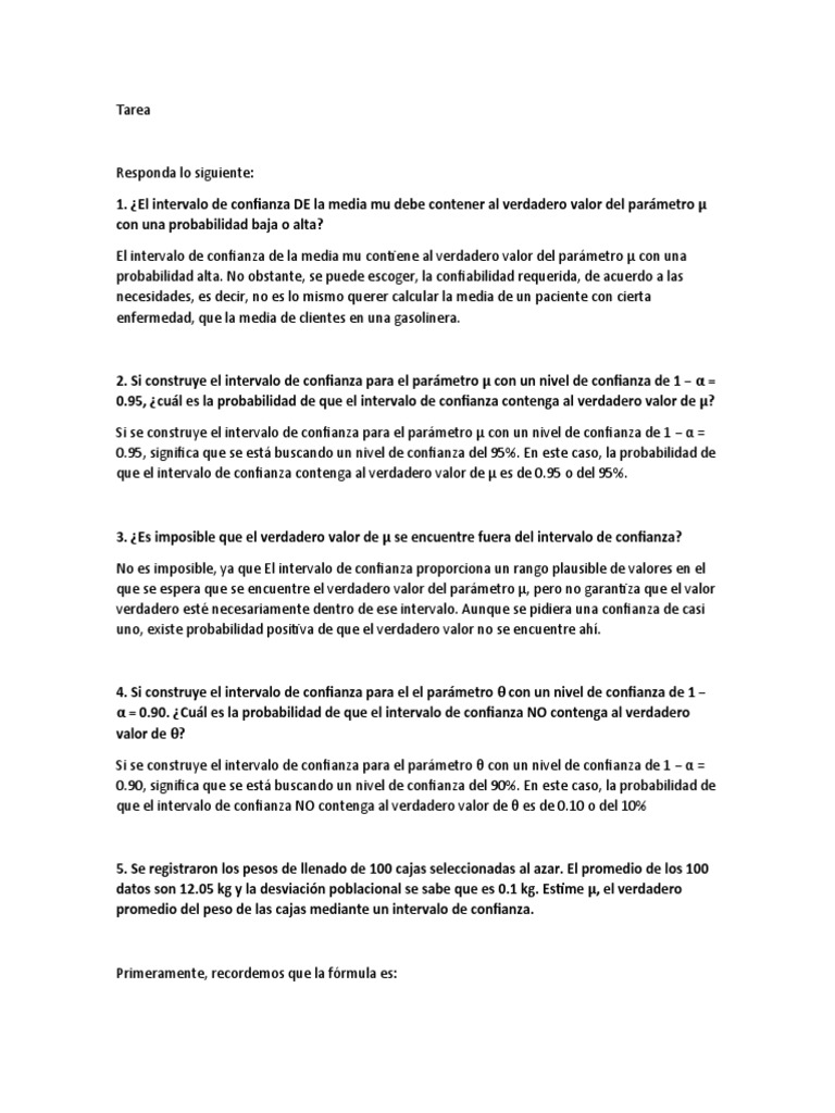 Tarea Gus Intervalos | PDF