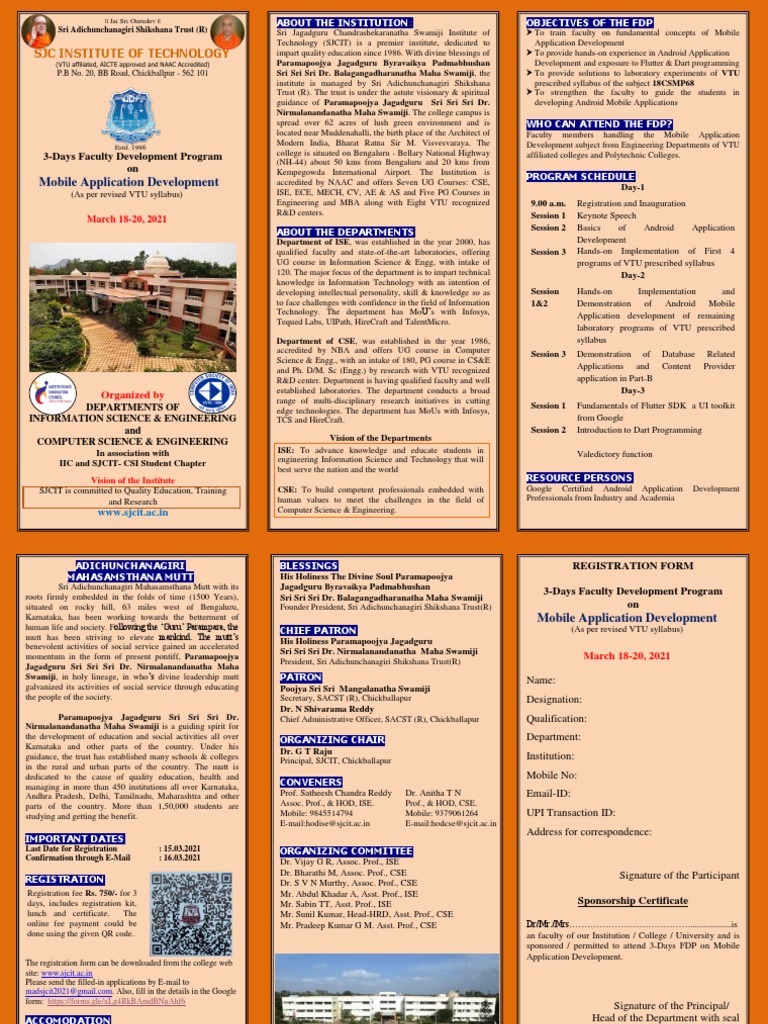 FDP-MAD-SJCIT - Final | PDF