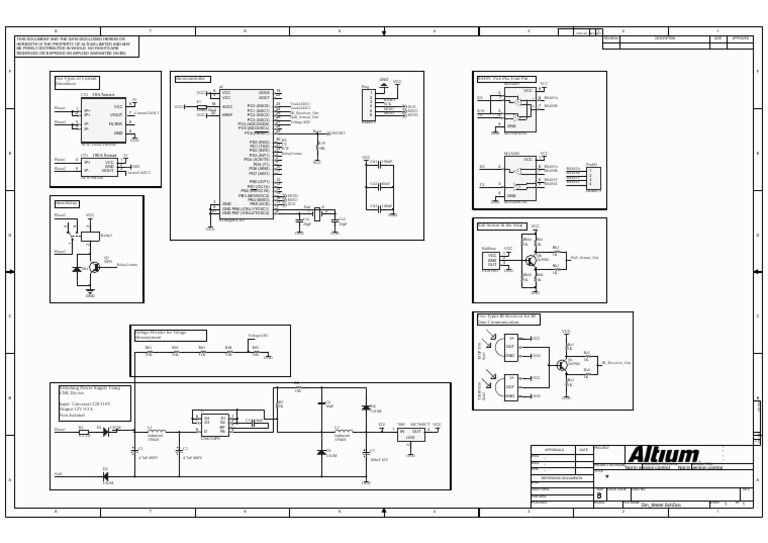 Schematic Smart Meter With Atmega | PDF