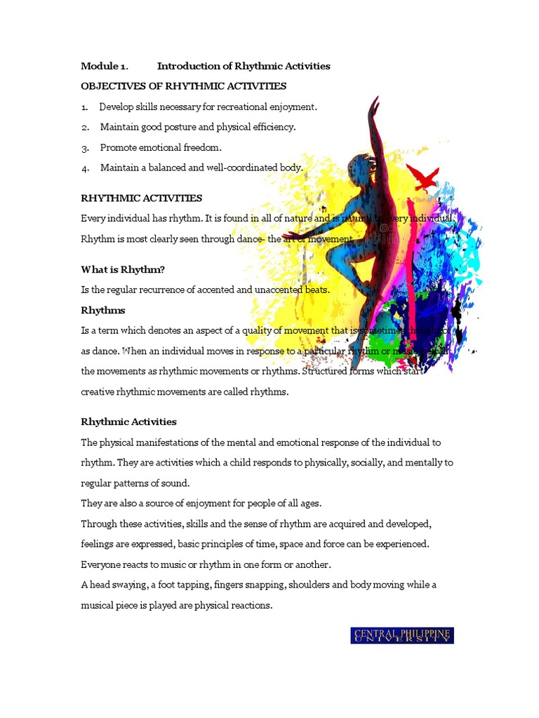 Module 1 Rhythmic Activities | PDF