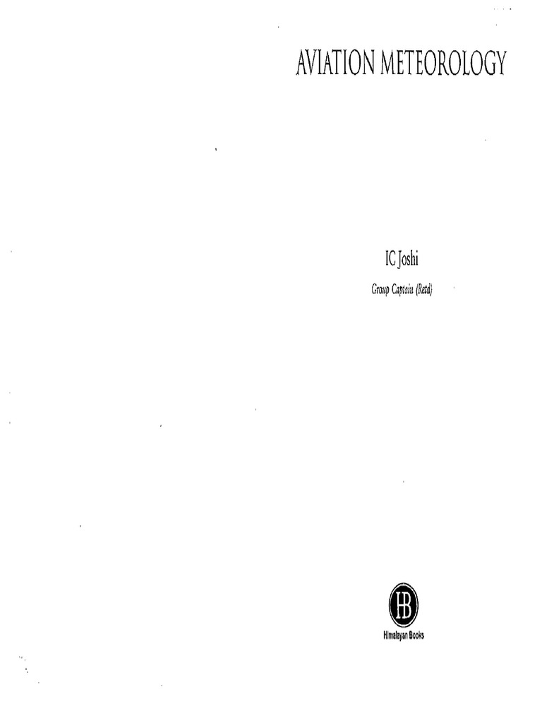 Meteorology - Ic Joshi | PDF