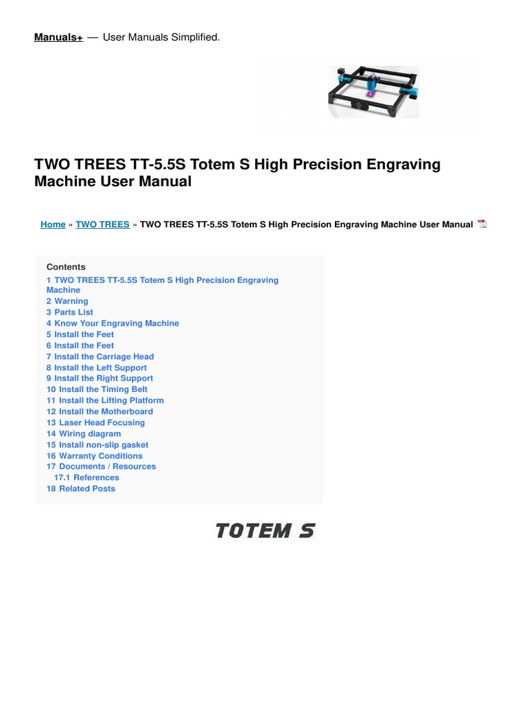 Engraving Machine Setup Guide | PDF | Manufactured Goods | Electrical ...