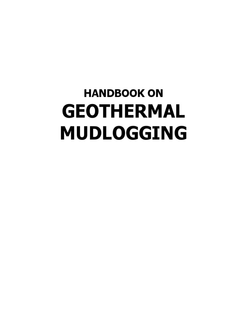 geothermal mudlogging handbook | PDF