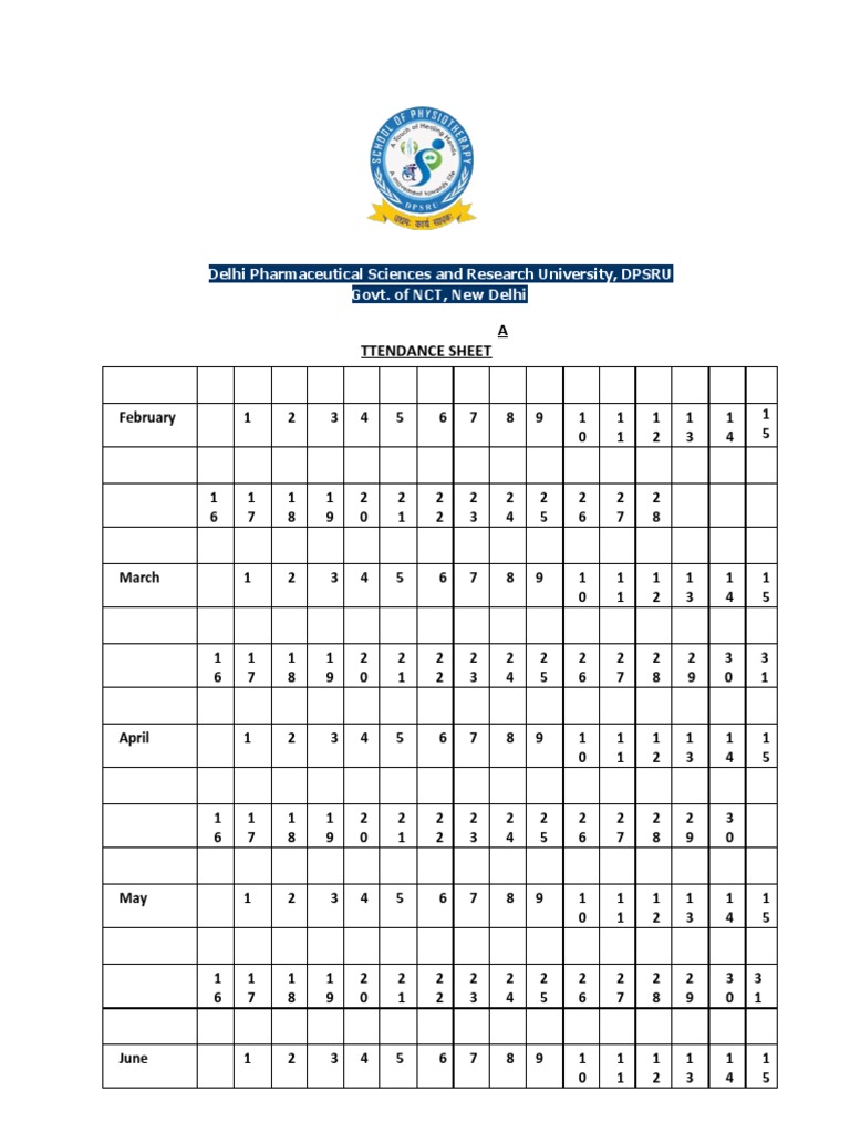 Attendance Sheet.docx | PDF