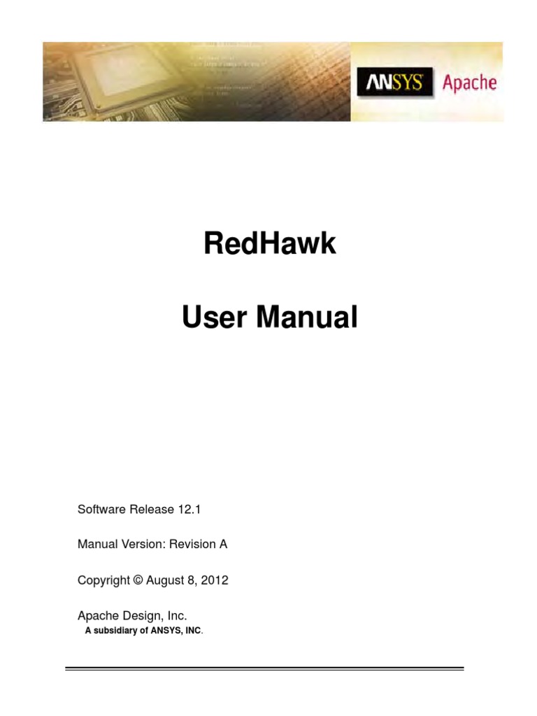 RedHawk Man 12.1-A | PDF | Command Line Interface | Apl (Programming Language)