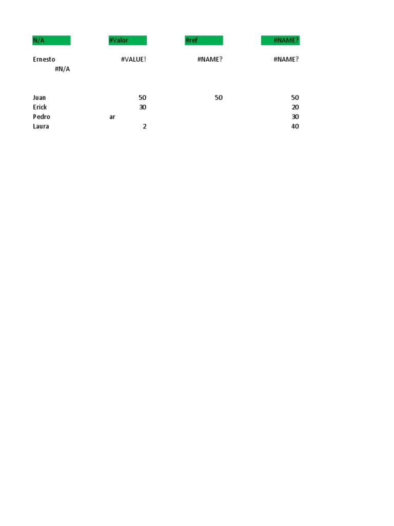 Ejercicios_Excel_3-1 | PDF