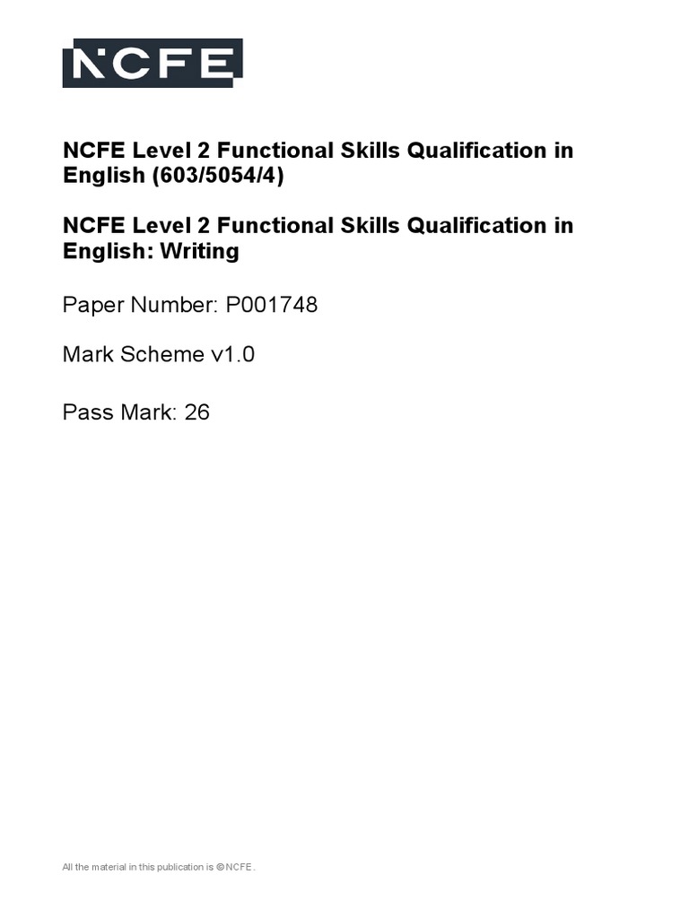 Level 2 Functional Skills English Writing | PDF | Word | Punctuation