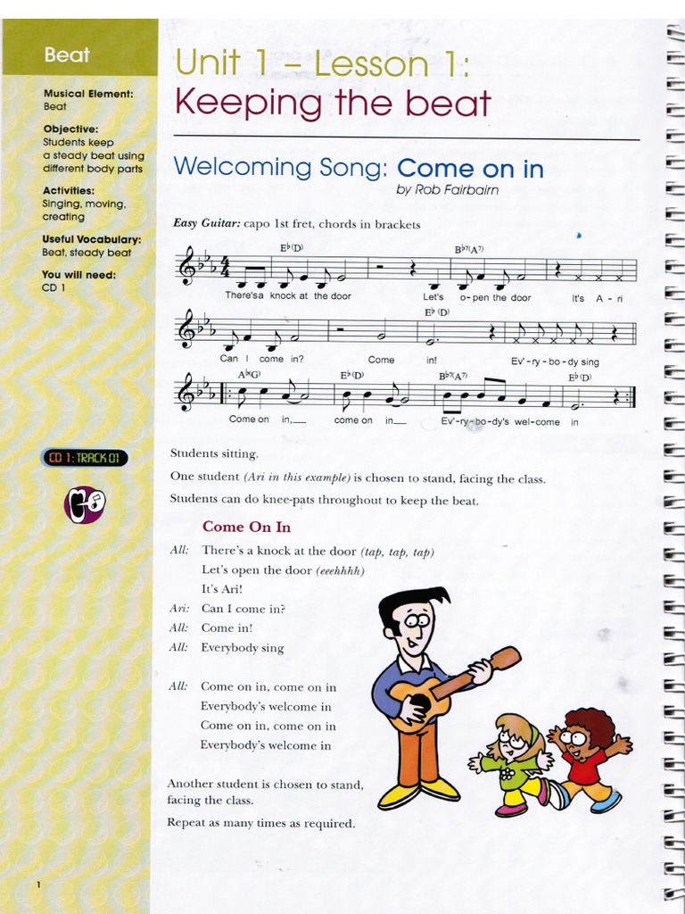 Music Room BK 1 Unit 1 Lesson 1 | PDF