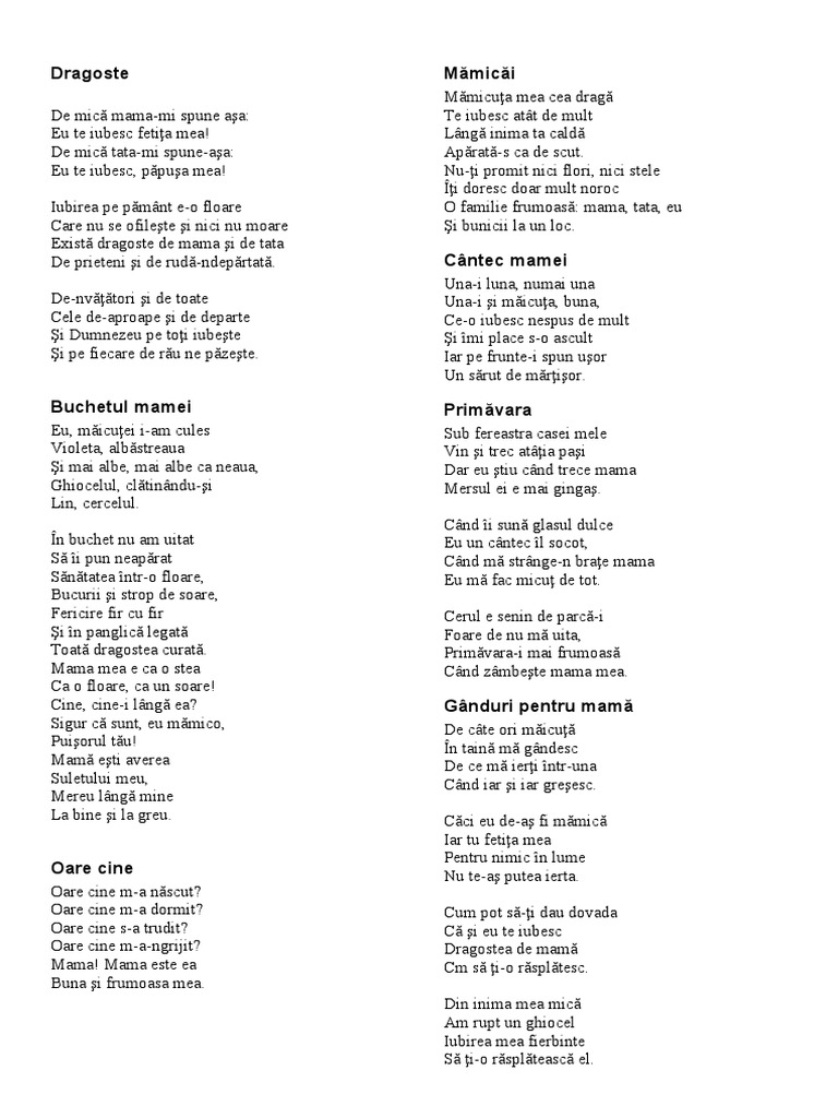 Poezii | PDF