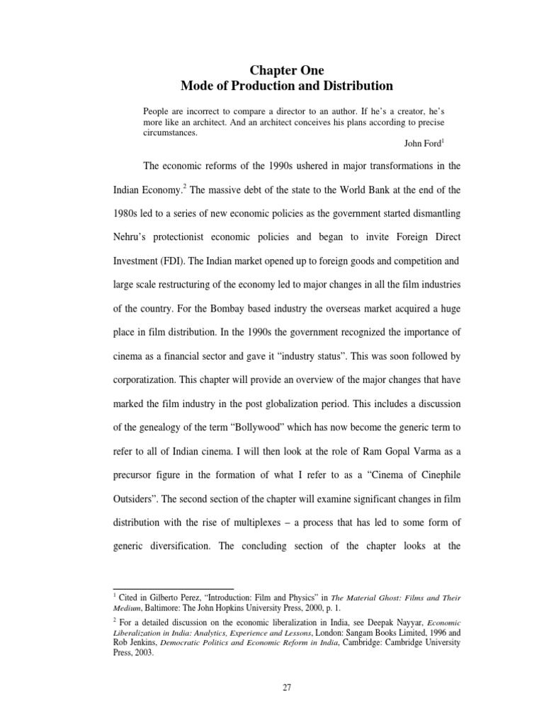 Agnitra MPhil Globalization & Hindi Cinema | PDF