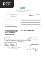 IGNOU MMPP-001 Project Proposal Form | PDF
