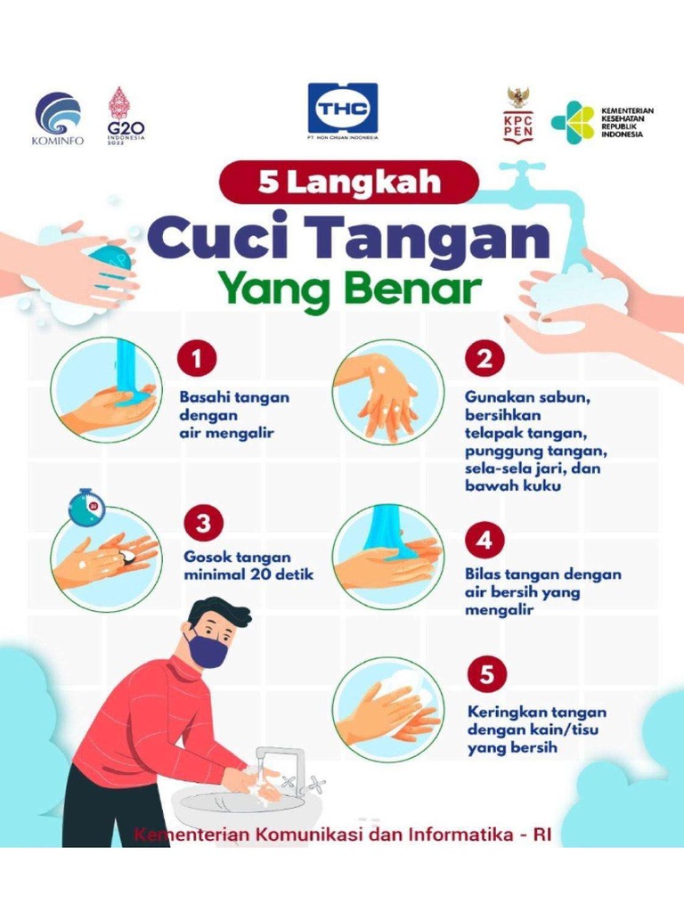 Step Mencuci Tangan | PDF